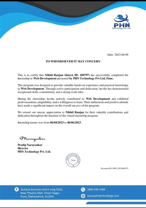 Nikhil Ranjan On Linkedin Web Webdevelopment Team Work Technology Internship Phn