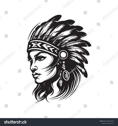 Native American Warrior Logo