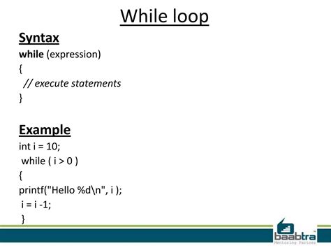 Loops In C Pptx