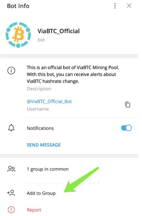 How To Set Telegram Alert Viabtc Help Center