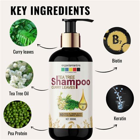 Ultra Mild Natural Shampoo With Tea Tree And Curry Leaves 300ml Organix