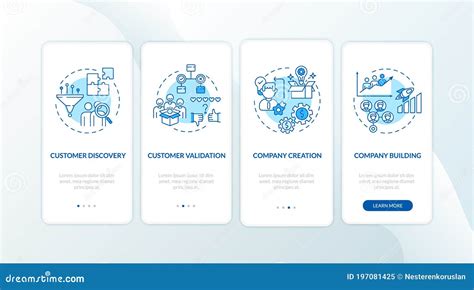 Customer Development Framework Vector Infographic Template 197496274