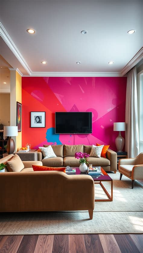 20 Colorful Ideas To Transform Your Living Room With Pop Art