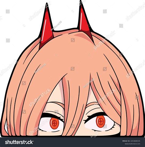 Anime Girl Red Eyes Stock Vector Royalty Free 2253608335 Shutterstock