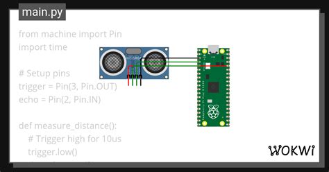 Hc Sr04 Ultrasonic Distance Sensor Wokwi Esp32 Stm32 Arduino Simulator