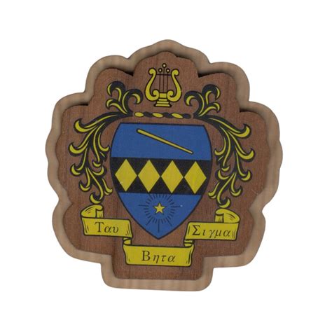 Tau Beta Sigma Large Wood Crest Greek Divine And More