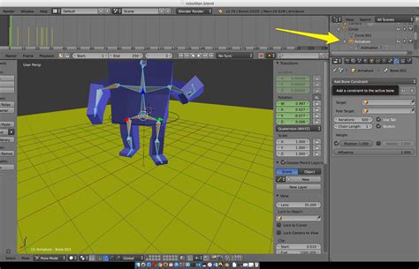 Animation Getting To POSE Mode In A Blender Stack Exchange
