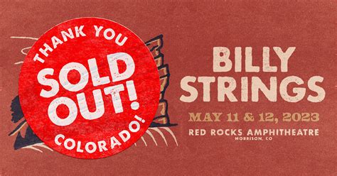 Billy Strings 512 Denver Arts And Venues