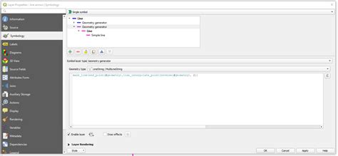 Interpolating Point On Each Line From Vertex In Qgis Geographic
