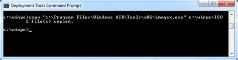 Create A Winpe Boot Disk Using Windows Automated Installation Kit Waik