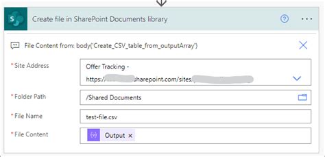Creating A Csv File From Sharepoint Using A Power Automate Flow Threewill