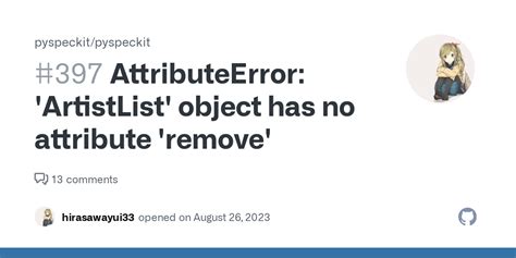 Attributeerror Artistlist Object Has No Attribute Remove Issue Pyspeckit Pyspeckit