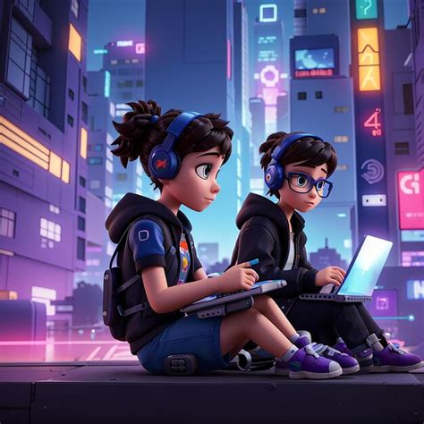 Premium Photo Cyberpunk Coding Bootcamp