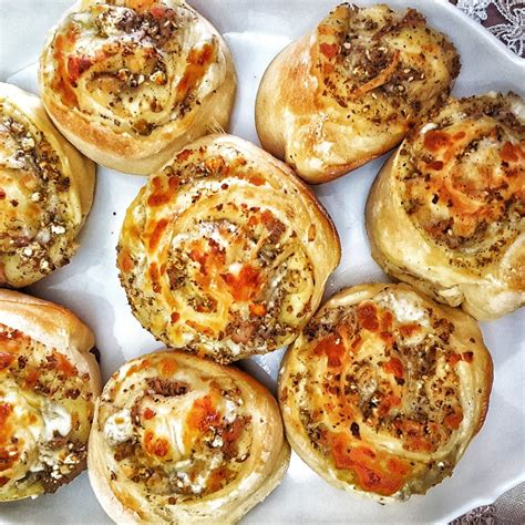 Low Fat Stuffed Bread Rolls Ghinas Bakings