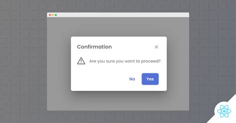 React Confirmdialog