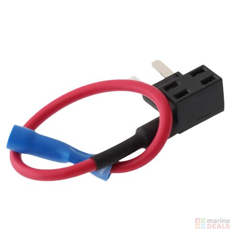 Buy Double Mini Blade Fuse Socket Wire Tap Online At Marine Deals Com Au