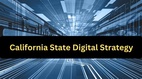 Newly Released California Department Of Technology