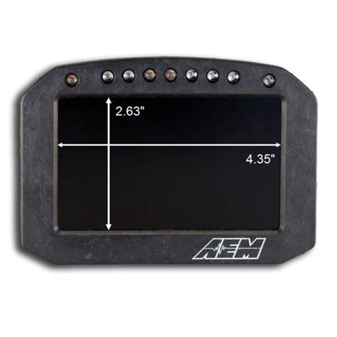 Ev West Aem Cd5 Carbon Flat Panel Can Bus Display Aem