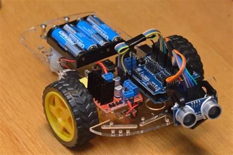 Chasis Chassis Carrito Robot Con Arduino Uno Kit Completo Envío gratis