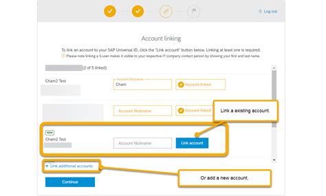 Create And Manage Sap Universal Id Link S User And P User Ids