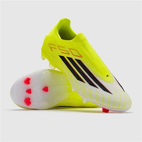 Adidas F50 League Senza Lacci Fg Mg Team Giallo Solare Nero Core