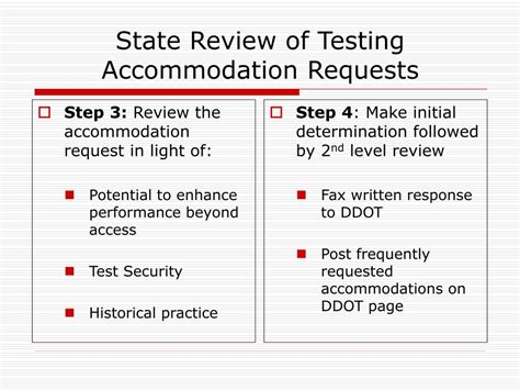 Ppt Special Test Accommodations Powerpoint Presentation Free