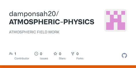 Github Damponsah20atmospheric Physics Atmospheric Field Work