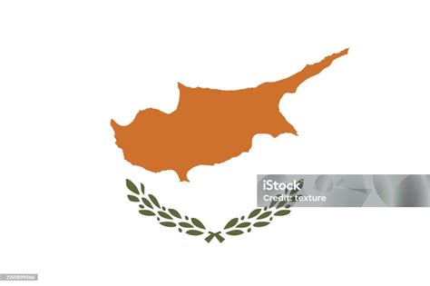 키프로스 국기입니다 키프로스 국기 키프로스의 국기입니다 표준 크기 공식 비율입니다 직사각형 플래그입니다 표준 색상 플래그 아이콘입니다 디지털 일러스트레이션 컴퓨터 일러스트