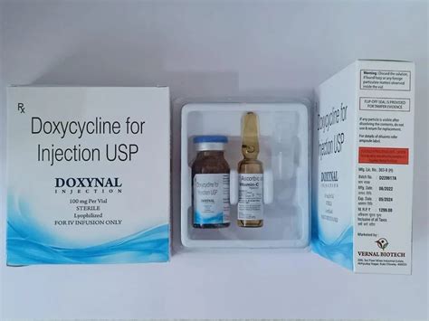 Doxynal Doxycycline For Injection USP Mg At Rs Vial In Mumbai ID
