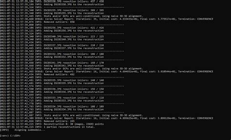 Aligning Submodels ODM Native Windows ODM OpenDroneMap Community