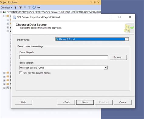 Importar Datos De Excel A Sql Server Express