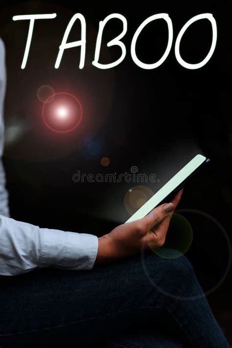 Conceptual Display Taboo Business Approach A Social Or Religious
