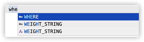 Case When Then 这种流程没提示吗，when，then也没有提示 · Issue 766 · Cweijanvscode Database Client · Github