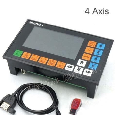 4 Axis 500khz Linkage Offline Stand Alone Cnc Motion Controller Cnc Machine Control System G