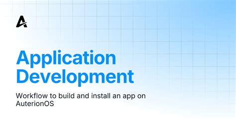 Application Development Auterion Documentation