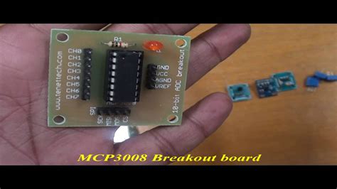 Mcp3008 Breakout Board Youtube