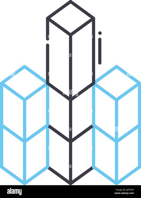 Build Line Icon Outline Symbol Vector Illustration Concept Sign