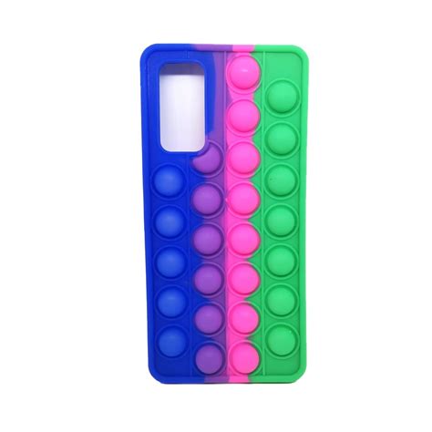 Popit G Tech Case Съвместим Samsung Galaxy S20 Fe Push Pop Bubble