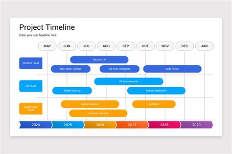Project Timeline Keynote Template Nulivo Market