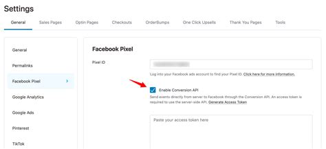 Configure Facebook Conversion API Events FunnelKit