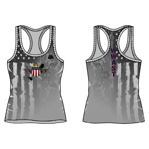 Wwast Womans Full Dye Razorback Tank Top Custom Apparel Inc