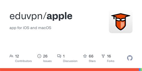 github eduvpn apple app for ios and macos