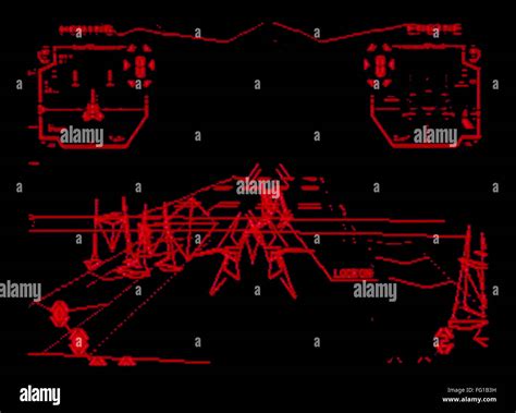 Nintendo Virtual Boy 1995 Nscreen From The Game Red Alarm For The
