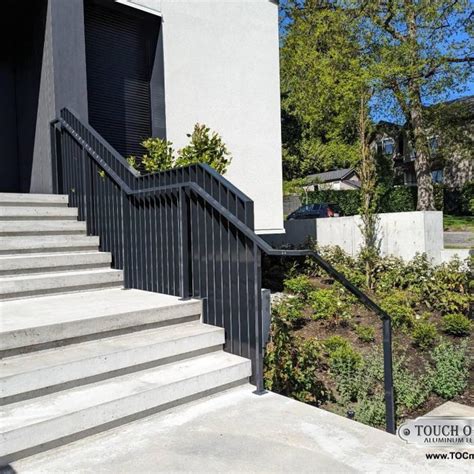guardrails and handrails vancouver driveway gates aluminum and metal