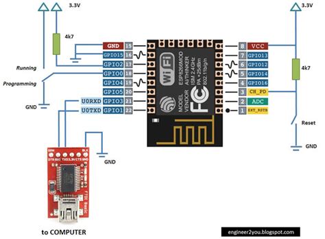 testing esp8266 12e programming arduino forum