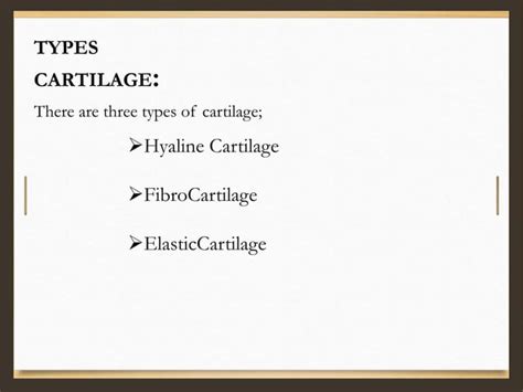 Cartilage Structure And Its Function Pptx