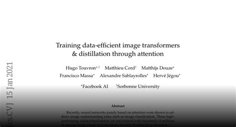 paper page training data efficient image transformers and distillation