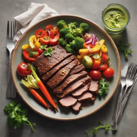Carne Asada Con Verduras Al Vapor Mr Cook