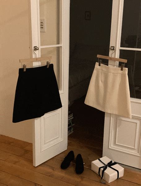 [데이트룩💝][자체제작] 윈터 올데이 트위드 베이직 스커트 에이블리