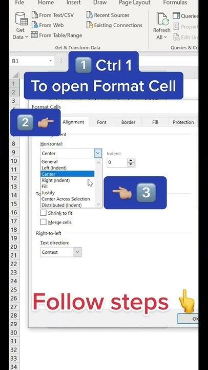 Learn How To Merge And Center Text Without Merging Cells In Microsoft Excel Shorts Youtube